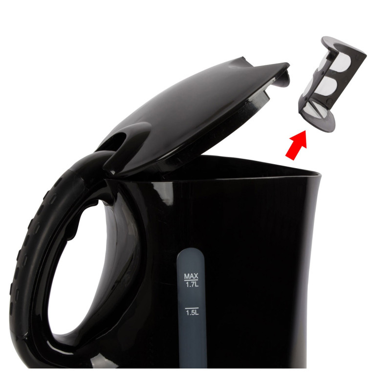 Czajnik elektryczny bezprzewodowy 1,7 L Bomann WK 5011 CB (czarny)